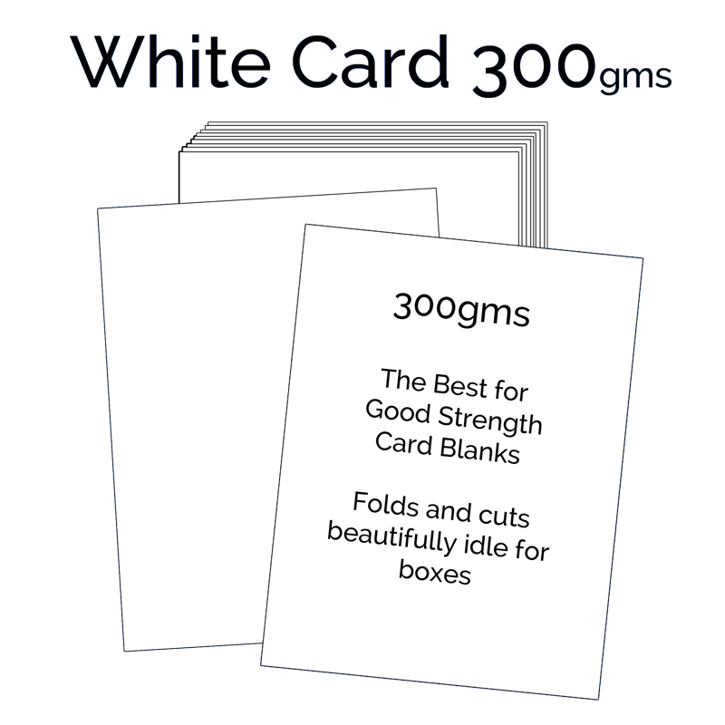 White Card Smooth 300 gms / 300 gsm