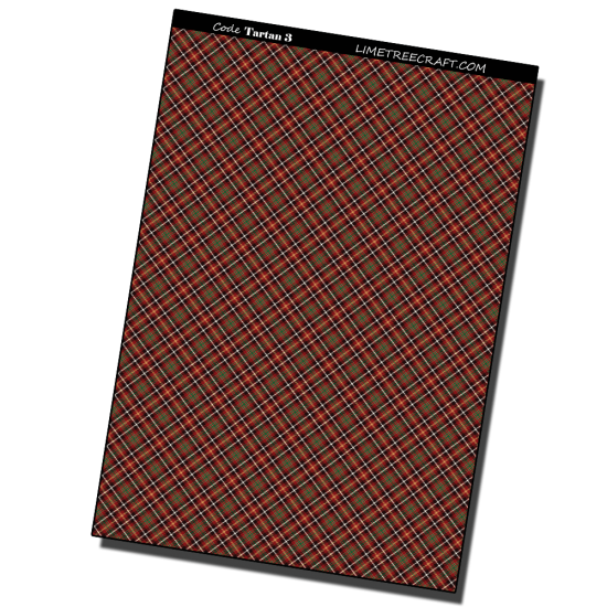 Tartan Backing Sheets