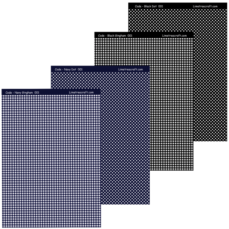 Tartan Backing Sheets
