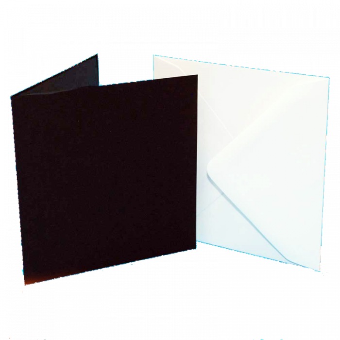 Black Cards and Envelopes (Craft uk)