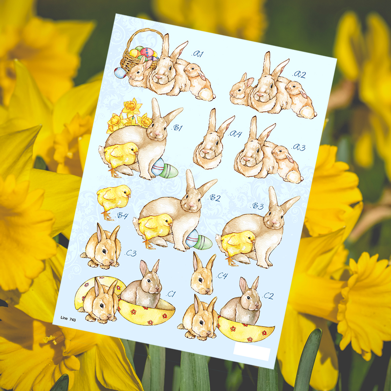 Happy Easter Decoupage