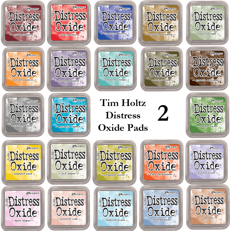 Tim Holtz Distress Oxide Pad Ink 3" Pads (2)