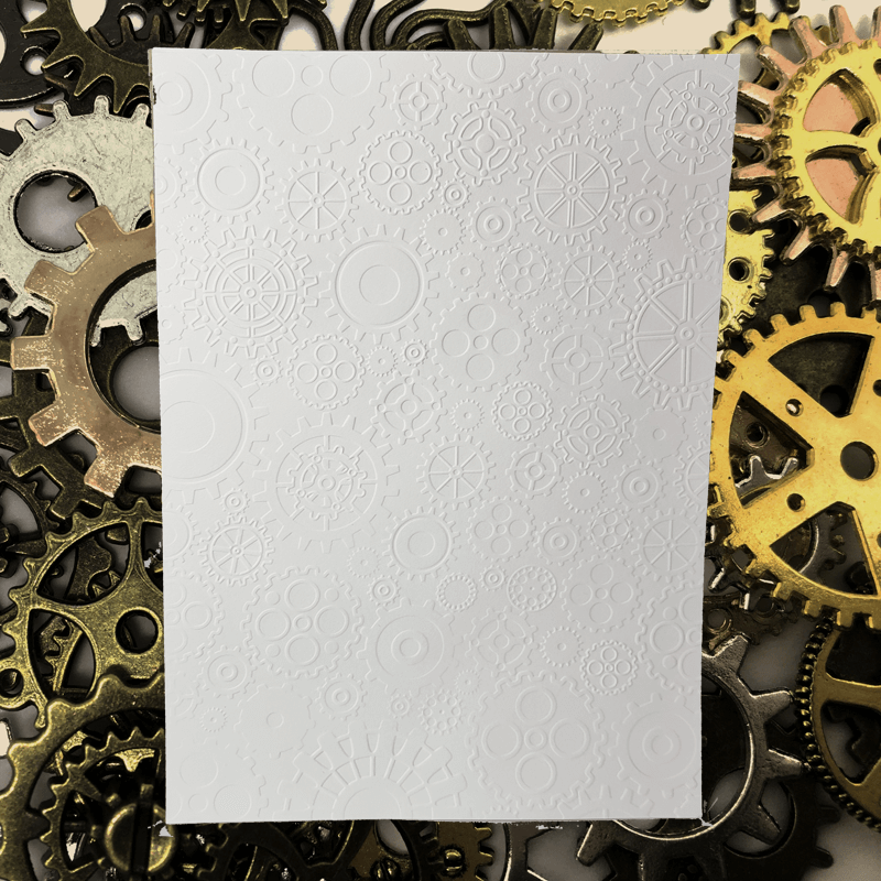 Embossed Bright White Card