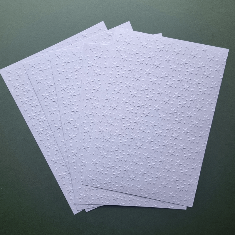 Embossed Bright White Card