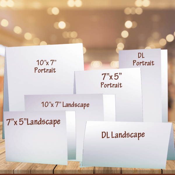 New Card Blanks in 300gsm and 350gsm