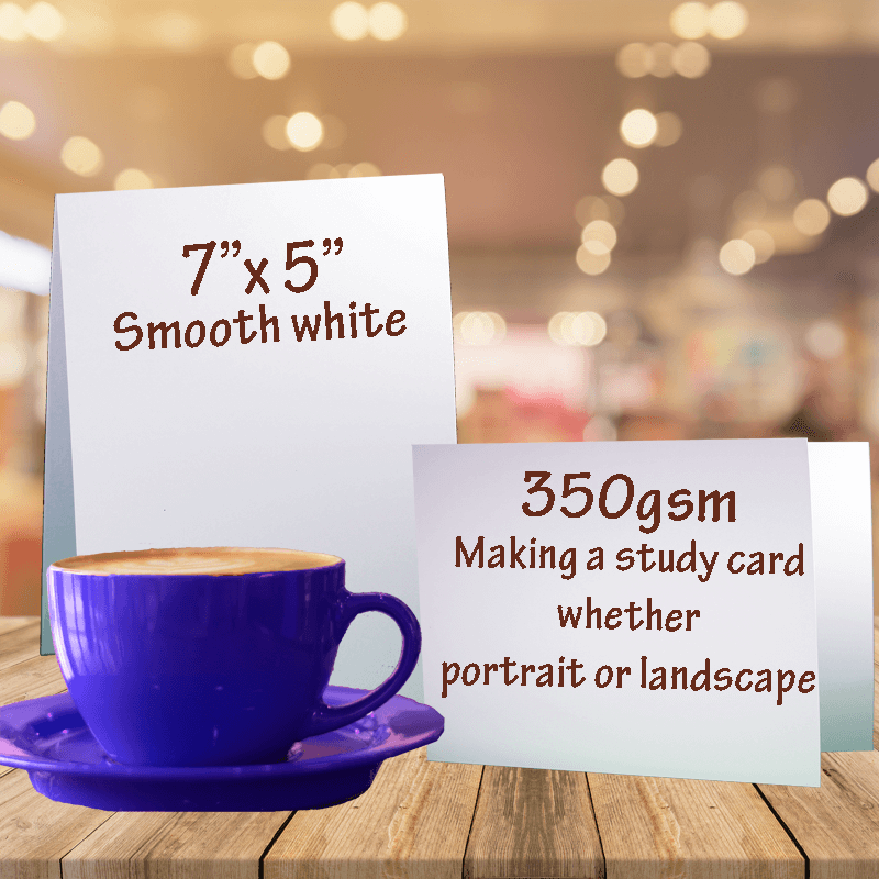 New Card Blanks in 300gsm and 350gsm