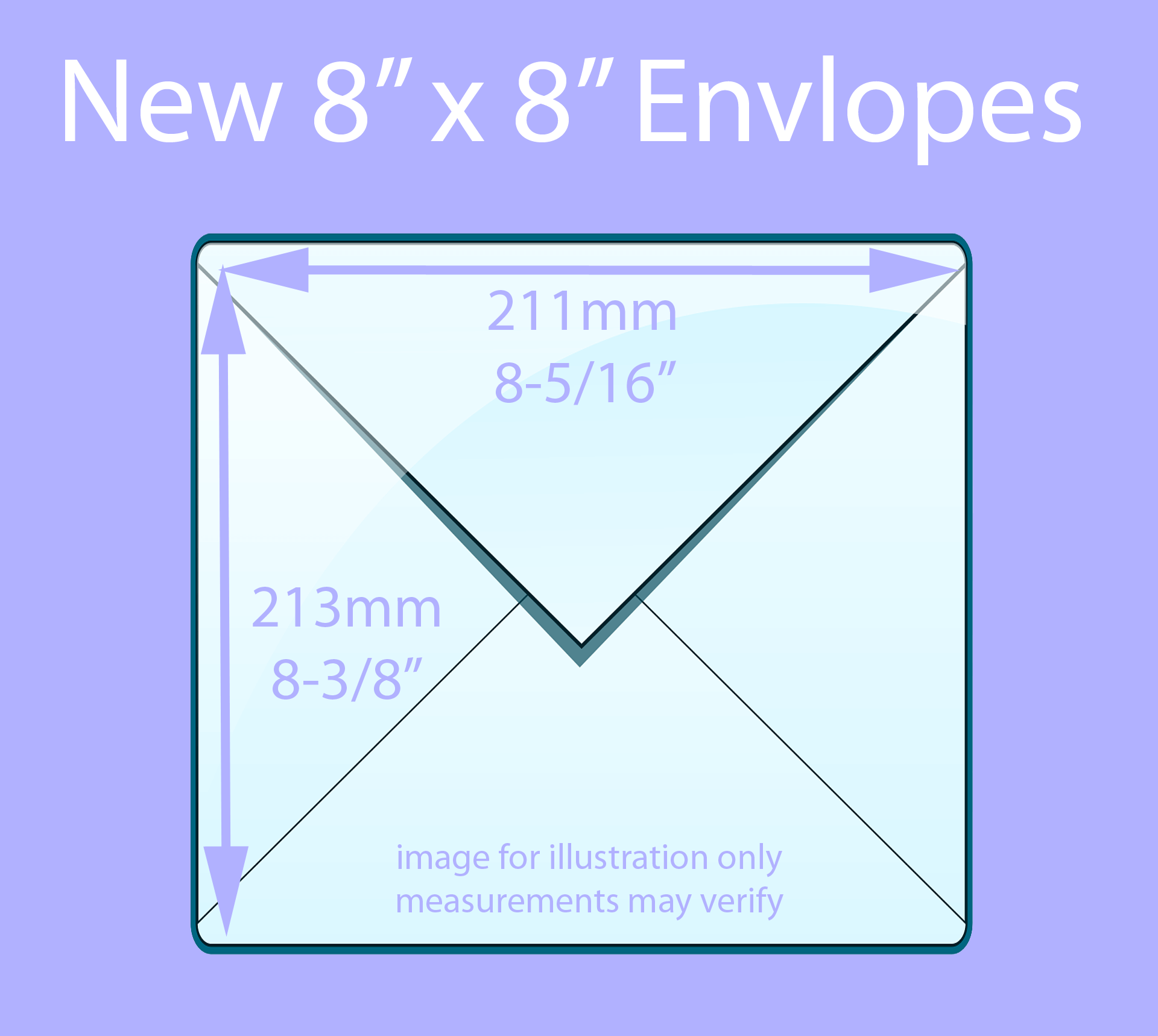 CRAFT UK White Straight Edge Cards and Envelopes